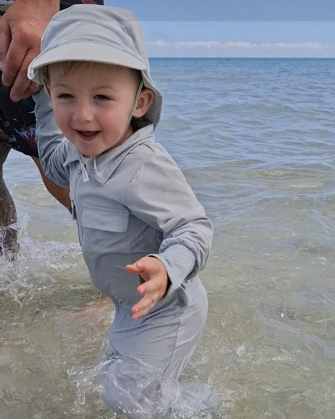 Sun-Safe Baby Fishing Shirt Onesies & Hats for Outdoor Adventures ...
