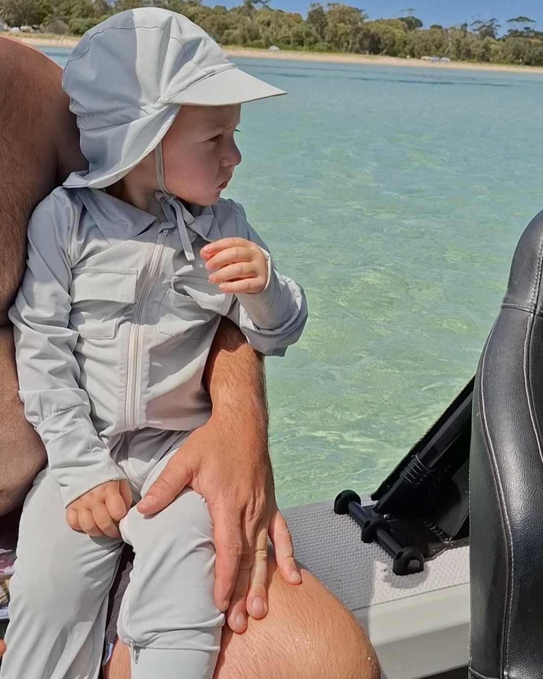 Sun-Safe Baby Fishing Shirt Onesies & Hats for Outdoor Adventures ...